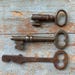 3 Vintage Skeleton Keys Repurposing Destash Altered Art - Etsy
