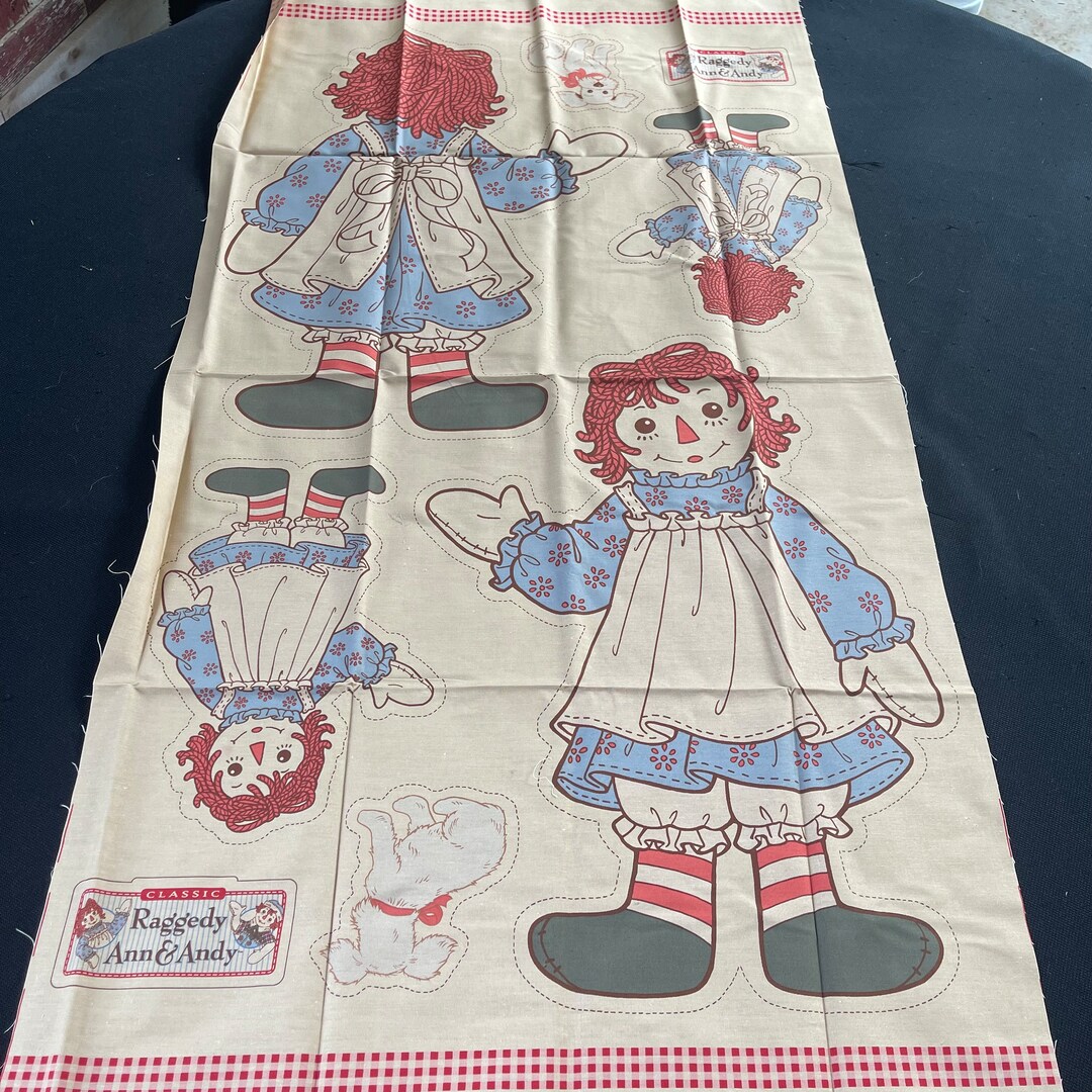 Vintage LECIEN Classic Raggedy Ann Cut and Sew Fabric Doll - Etsy