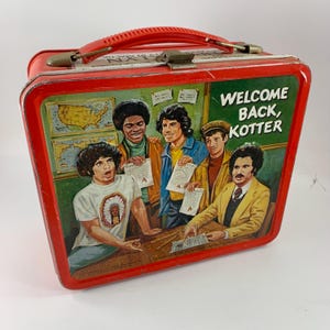 Vintage WELCOME BACK KOTTER Metal Lunch Box and Thermos Alladin - Etsy