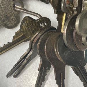 Vintage Ring of Forty-two Old Keys Steampunk Supplies - Etsy