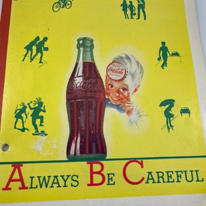 Vintage Coca Cola Safety Abc's Always Be Careful Notebook - Etsy