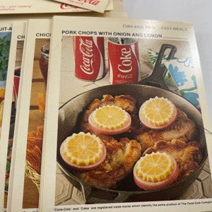 Vintage Coca Cola Recipe Box Coke Adds Life to Your Cooking - Etsy