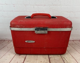 Red Train Case | Etsy