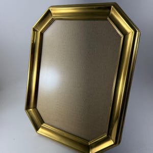 Vintage Brass 8 X 10 Picture Frame With Black Velvet Back & Stand - Etsy