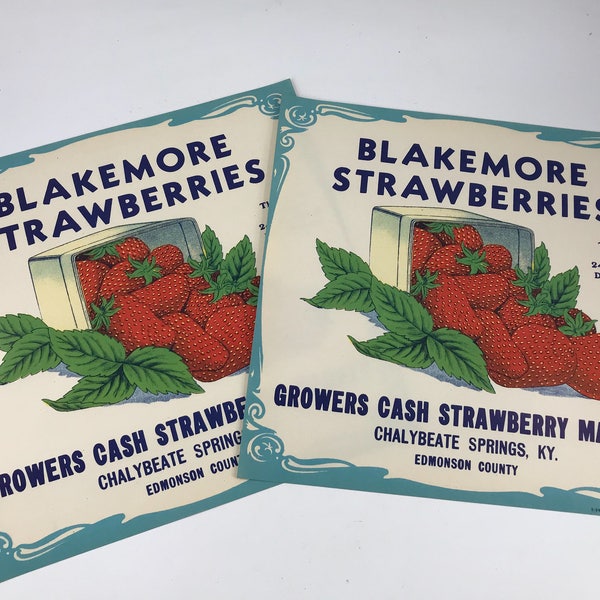 Old Crate Label - Etsy