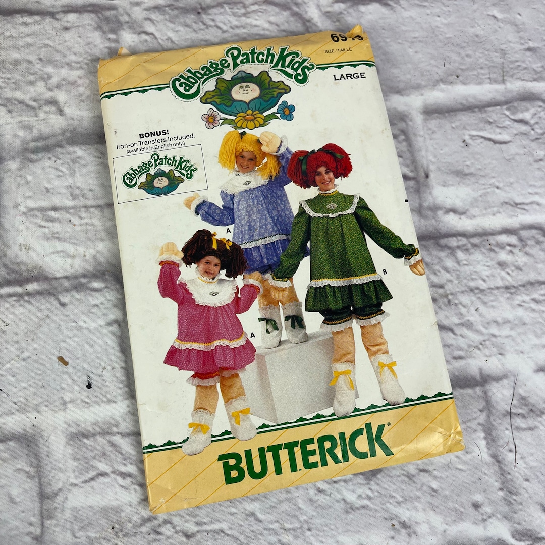 Vintage Butterick #6919 Pattern for Child’s Size Large Cabbage Patch ...