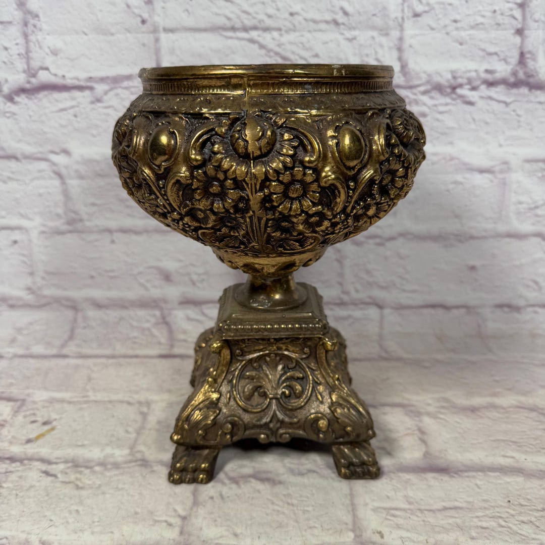 Vintage Ornate Metal Banquet Lamp Base No Oil Tank or Burner - Etsy