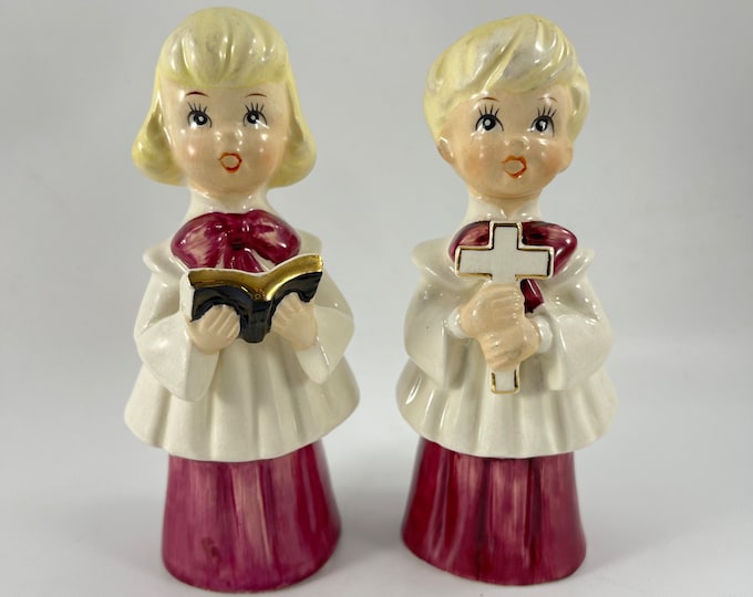 Pair Japan Singing Choir Boy and Girl Figurines - Etsy