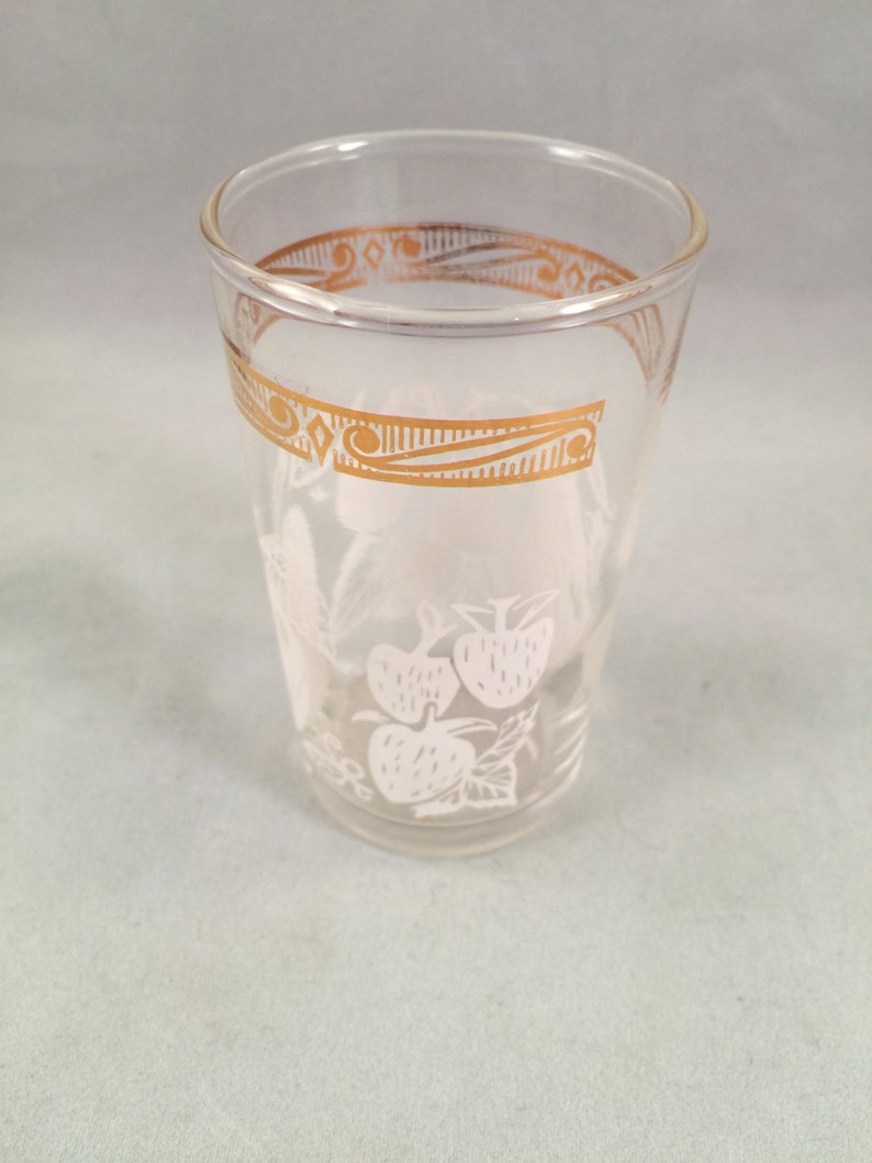 Vintage SWANKY SWIG 1950's Era Juice Glass With White - Etsy