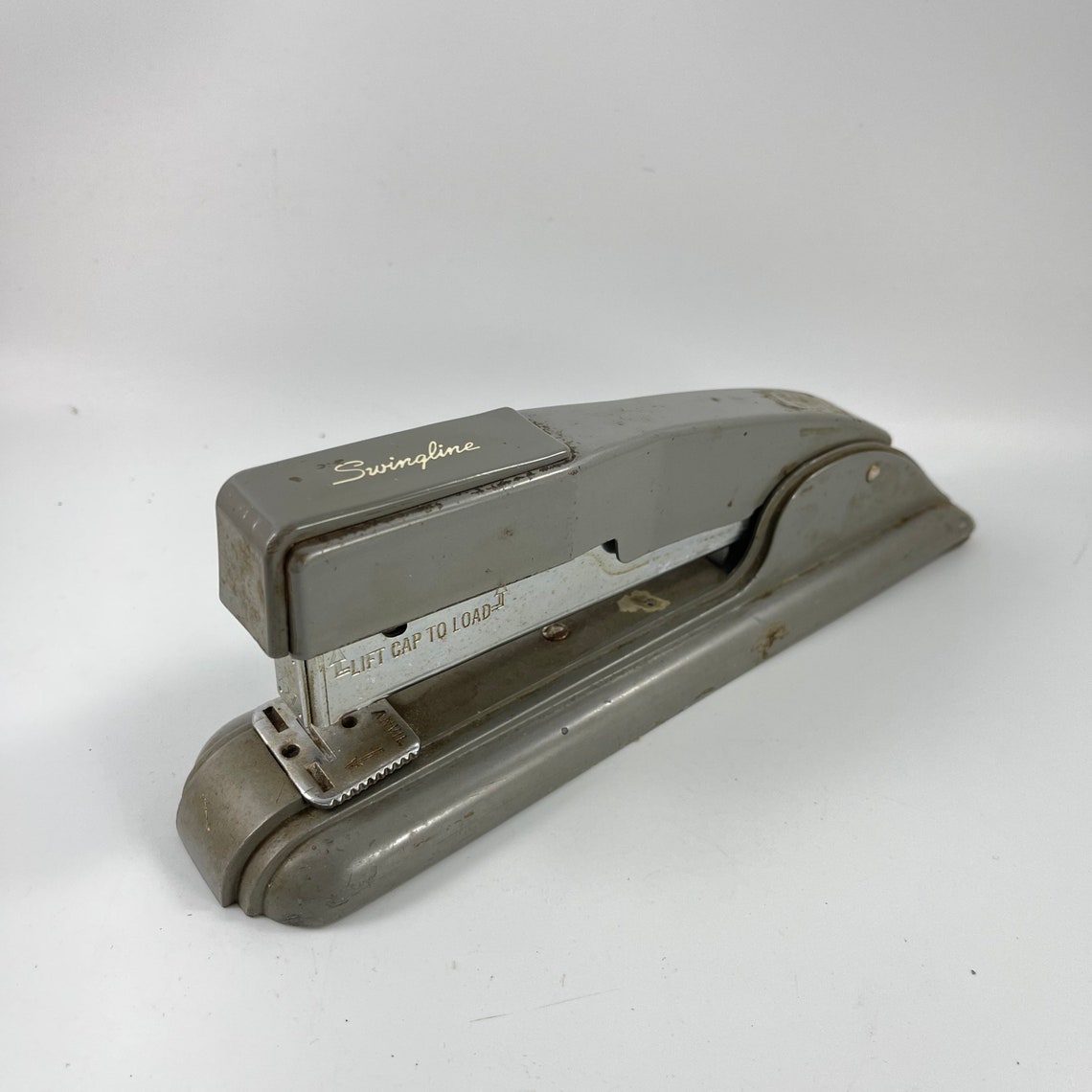 Vintage 1950s Era Art Deco Style Gray Metal Swingline Stapler | Etsy