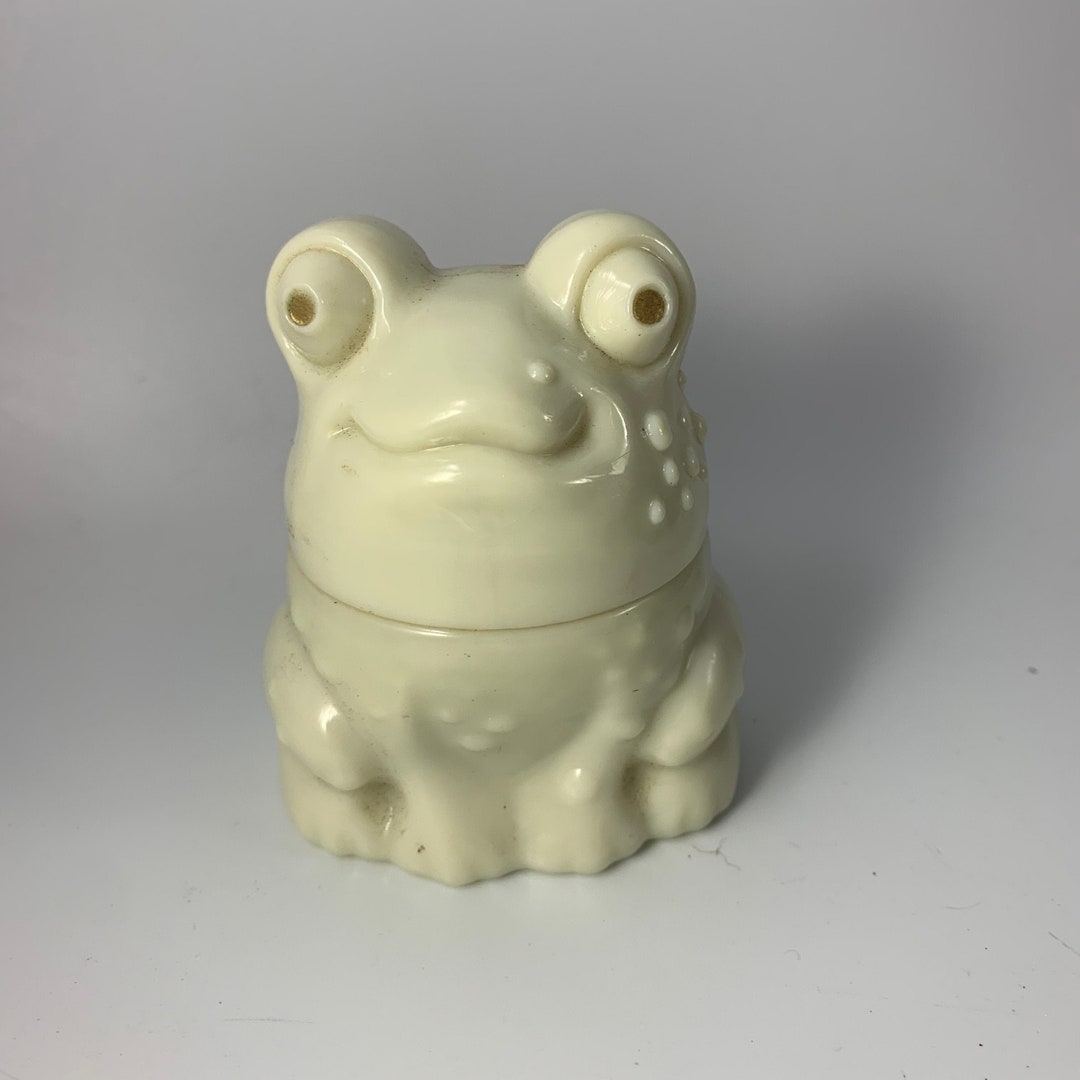 Vintage Avon Frog Glass Lotion Container - Etsy