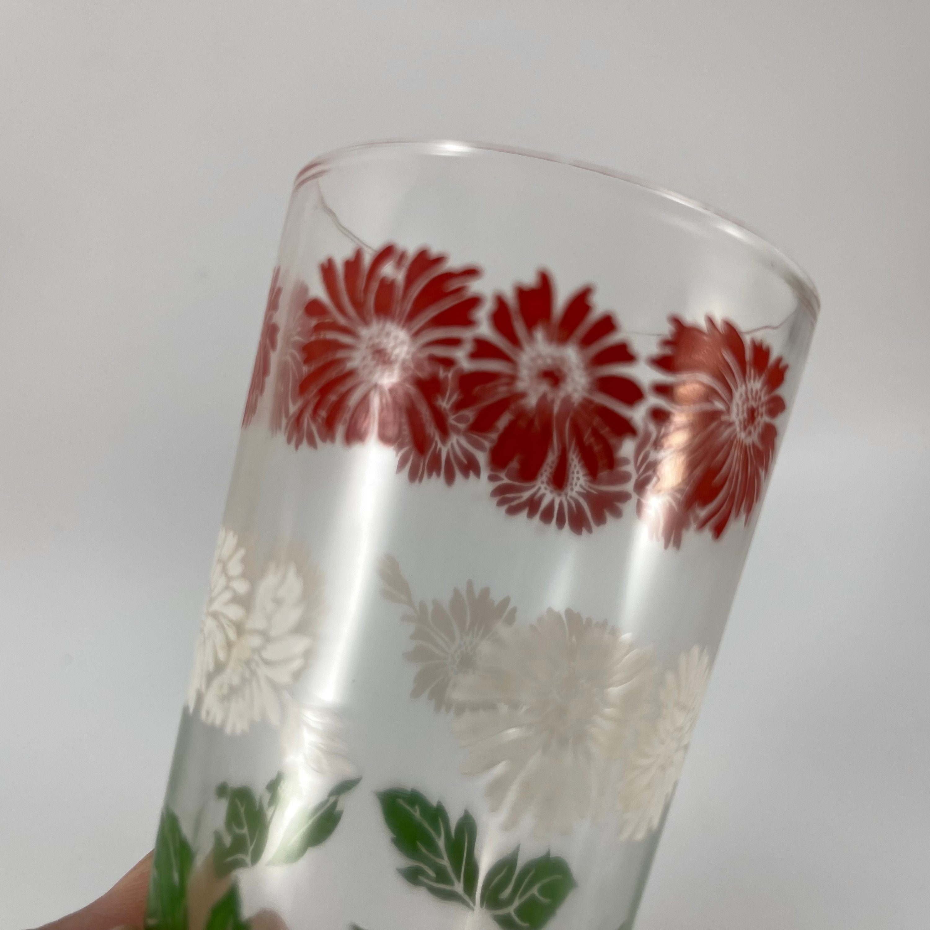 Vintage SWANKY SWIG 1950's Era Juice Glass With Red and - Etsy