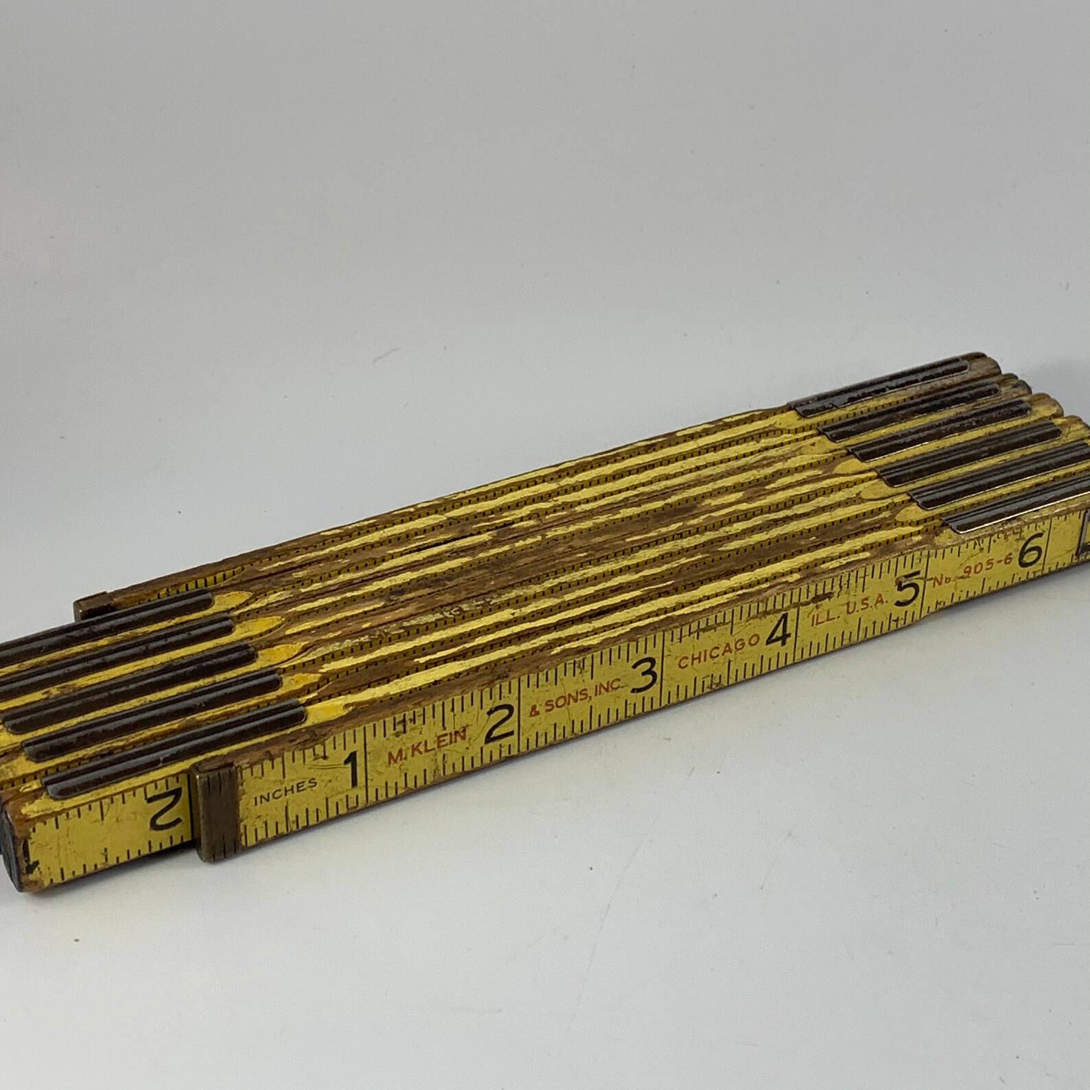 Vintage M. Klein Wood Folding Tape Measure Extension Ruler - Etsy