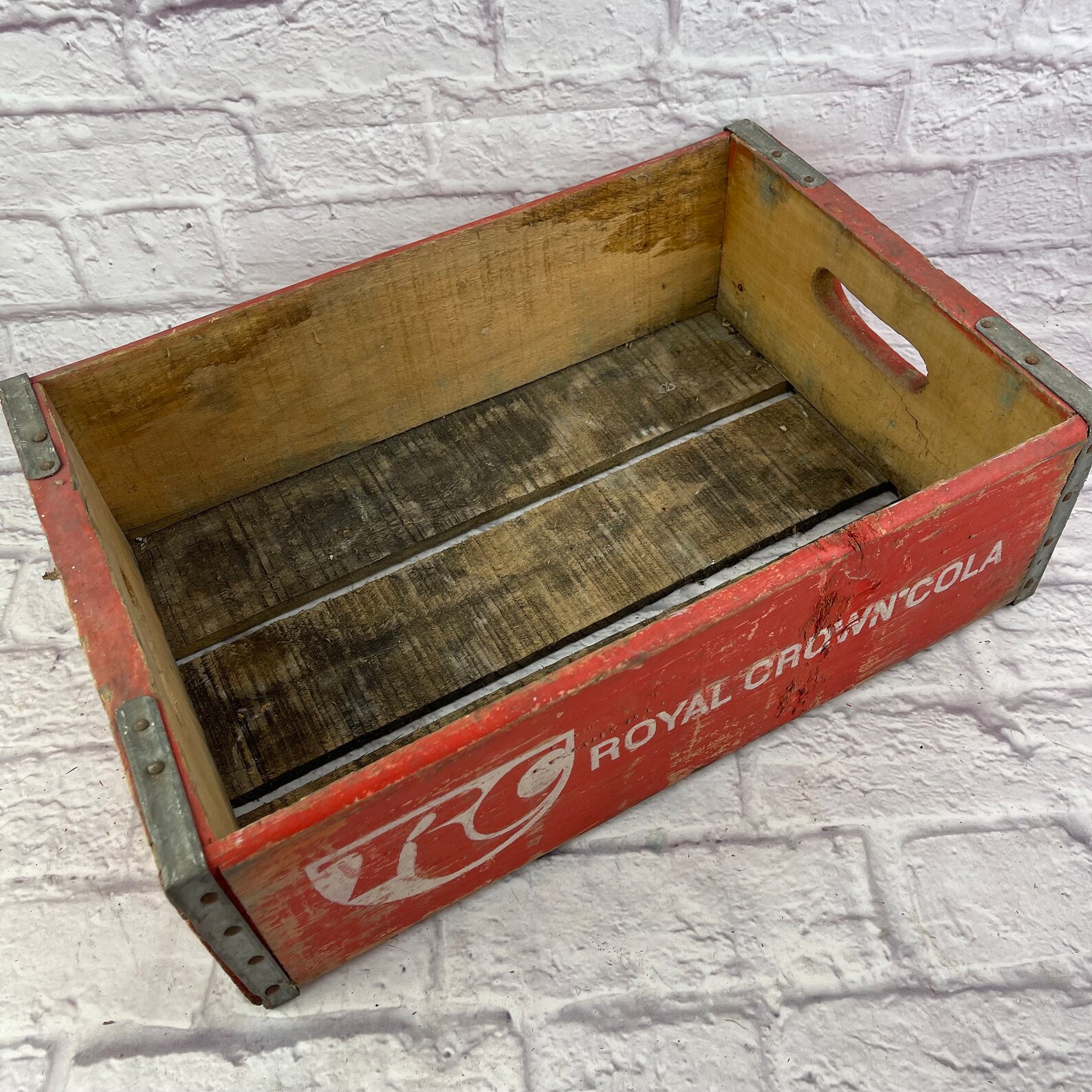 Vintage RC Royal Crown COLA Wooden Soda Crate Case Wood Tray - Etsy