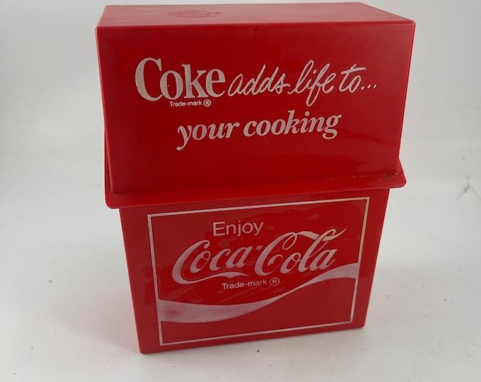 Vintage Coca Cola Recipe Box Coke Adds Life to Your Cooking - Etsy