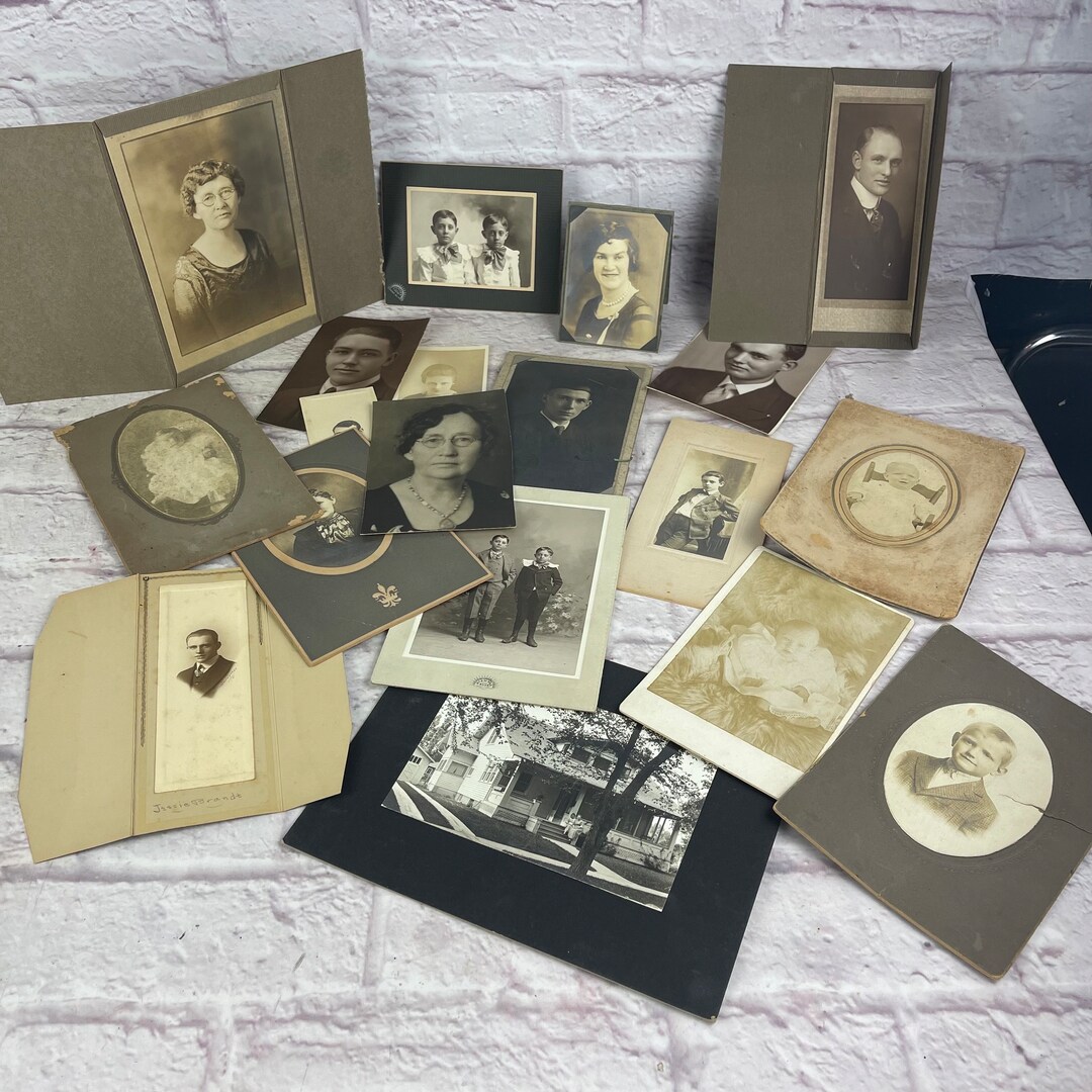 Lot of 20 Vintage Antique Photographs - Etsy