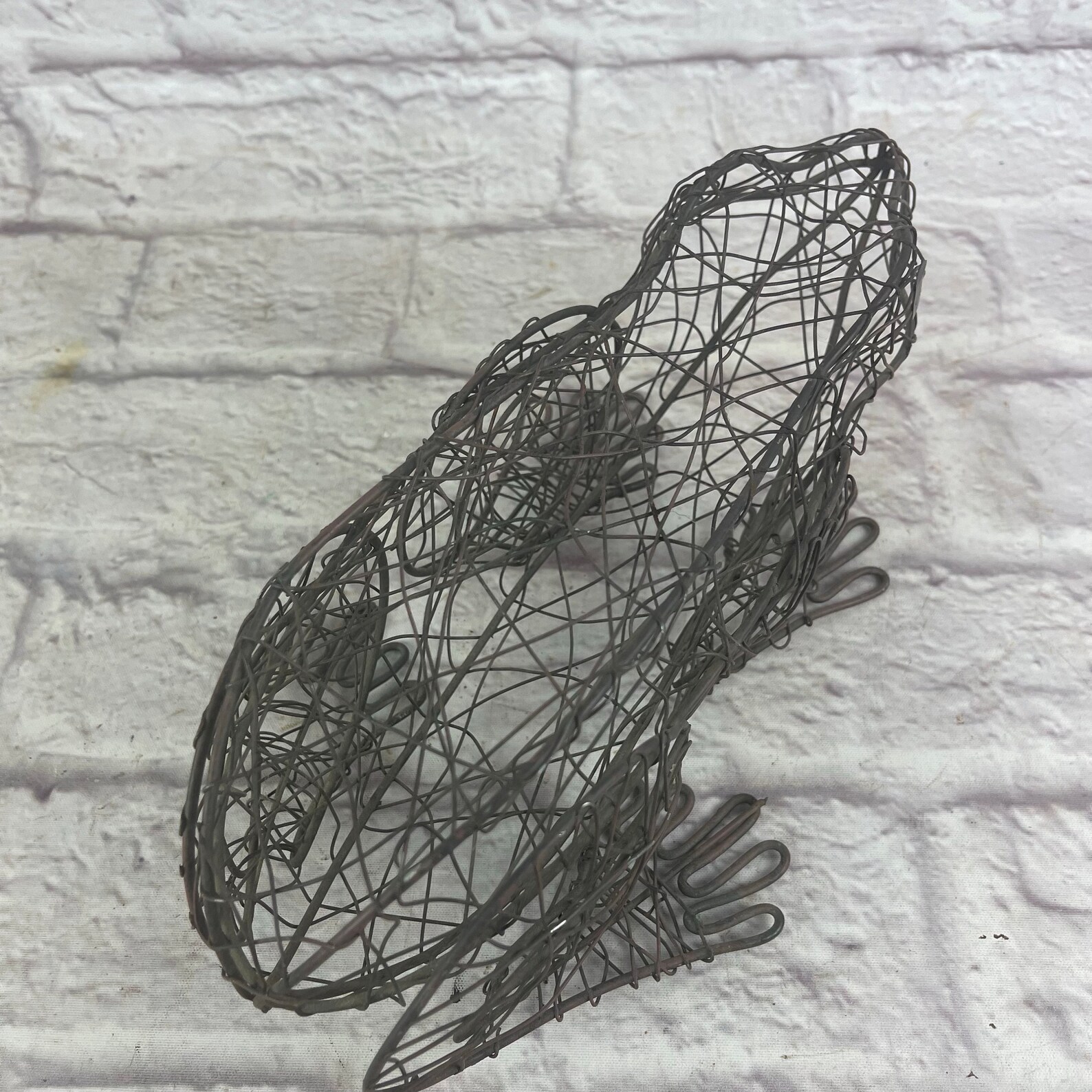 Vintage Wire Frog - Etsy