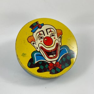 Vintage 1959 US Metal Toy Mfg Tin Clown Party Noisemaker Spinning ...