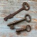 3 Vintage Skeleton Keys Repurposing Destash Altered Art - Etsy
