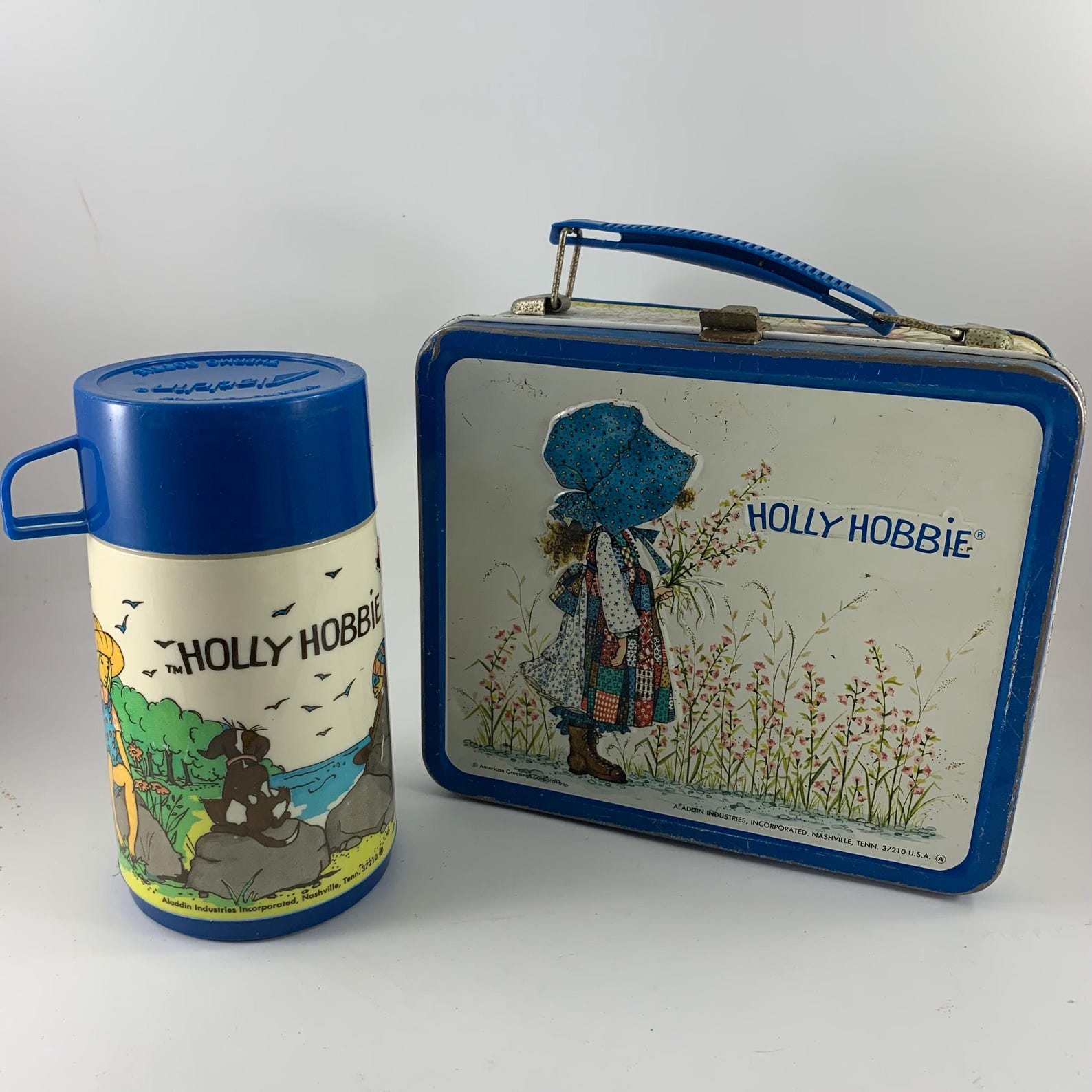 Vintage Holly Hobbie Metal Lunch Box From Aladdin and American ...