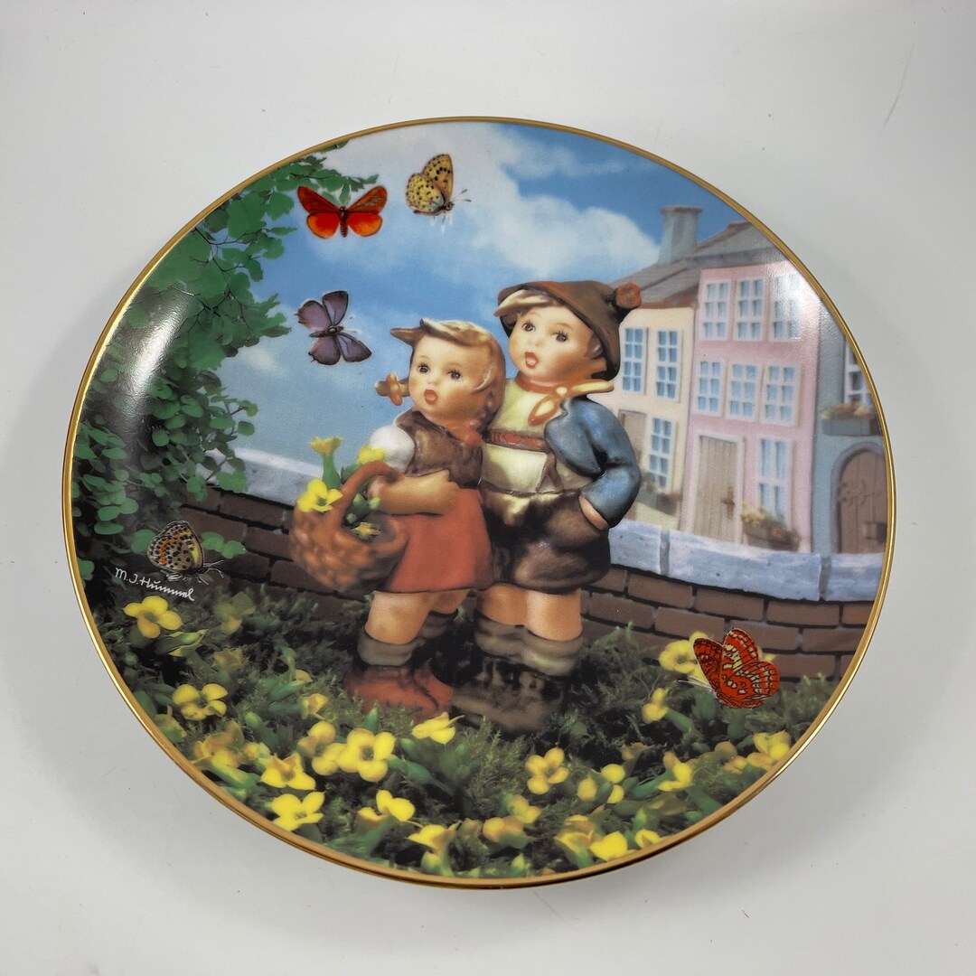 Vintage HUMMEL PLATE Surprise With Certificate of Authenticity - Etsy