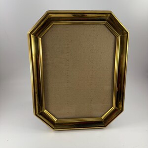 Vintage Brass 8 X 10 Picture Frame With Black Velvet Back & Stand - Etsy