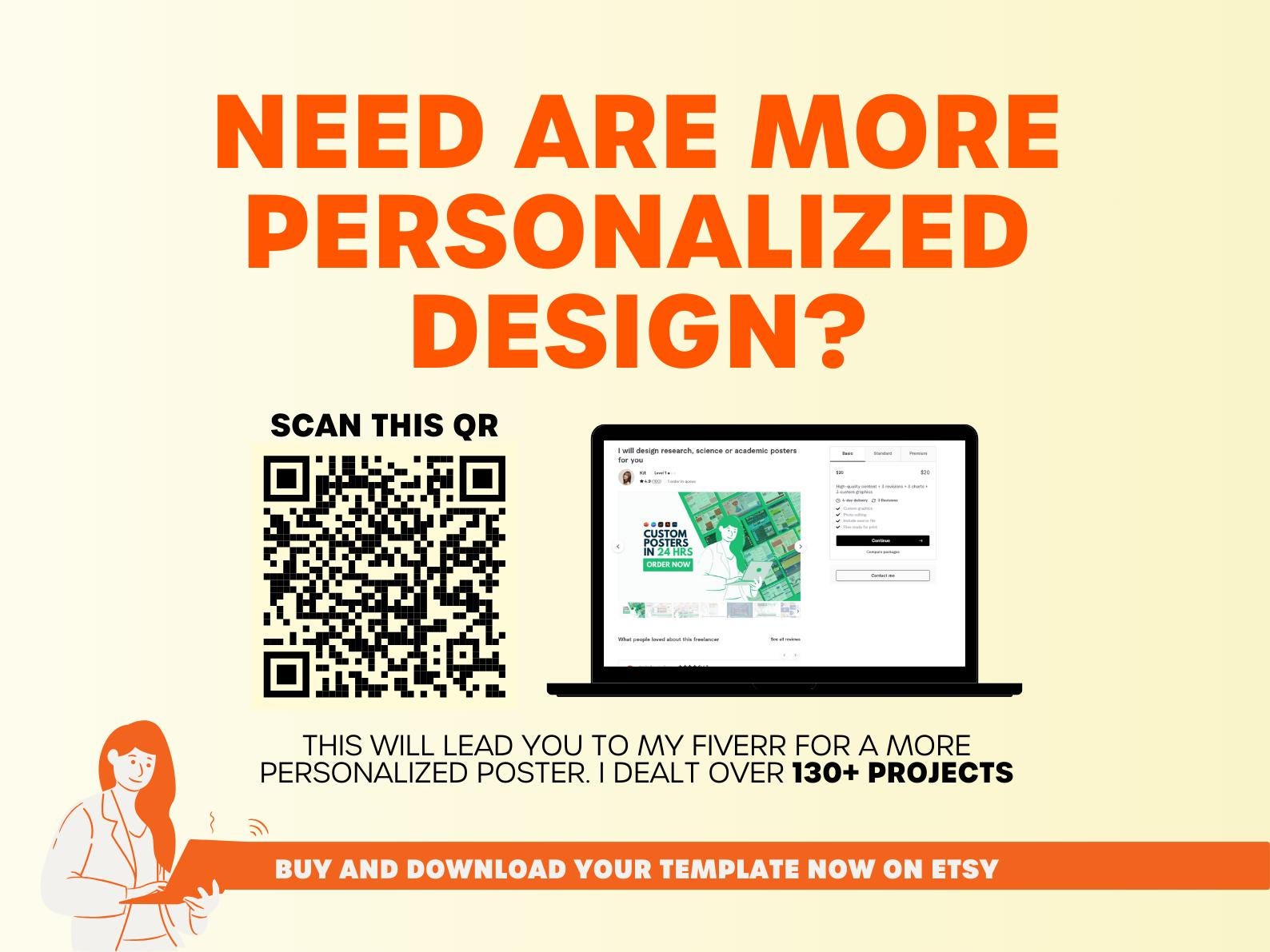 A0 Academic Research Poster Template | Editable Canva and Powerpoint ...