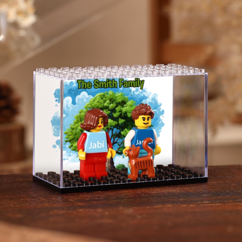 Custom Building Block Figure Set - Personalized Couple, Family & Pet ...