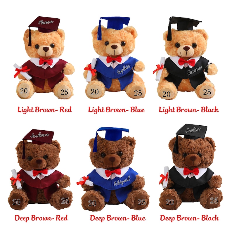 Personalized Graduation Teddy Bear 2025,graduation Bear With Name ...