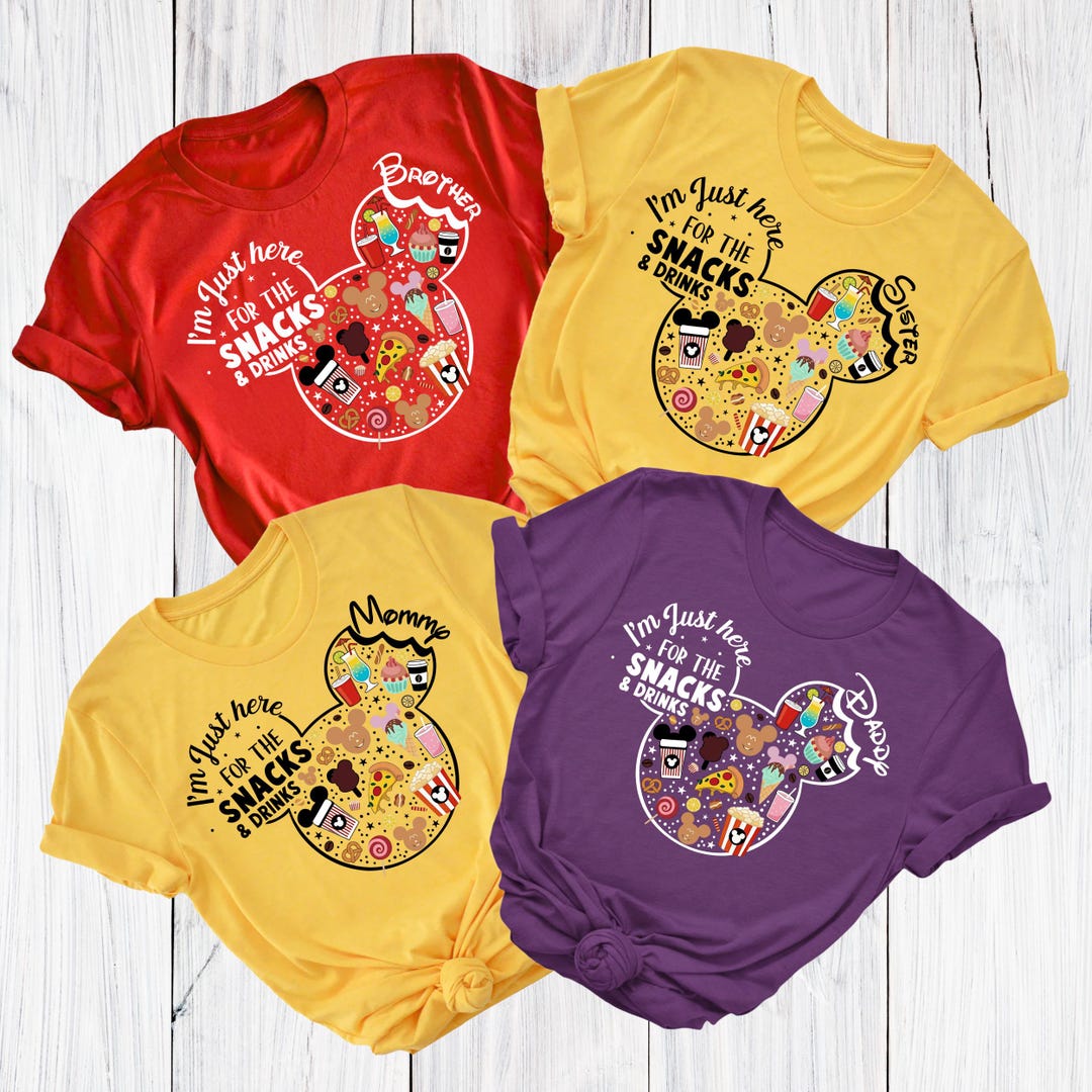 Custom Epcot 2026 Family Trip Shirt: Snacking Around the World - Etsy