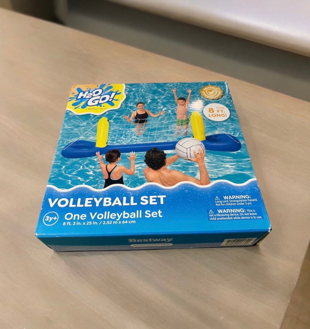 H2O Go Inflatable Volleyball Set Pool Toy - Etsy