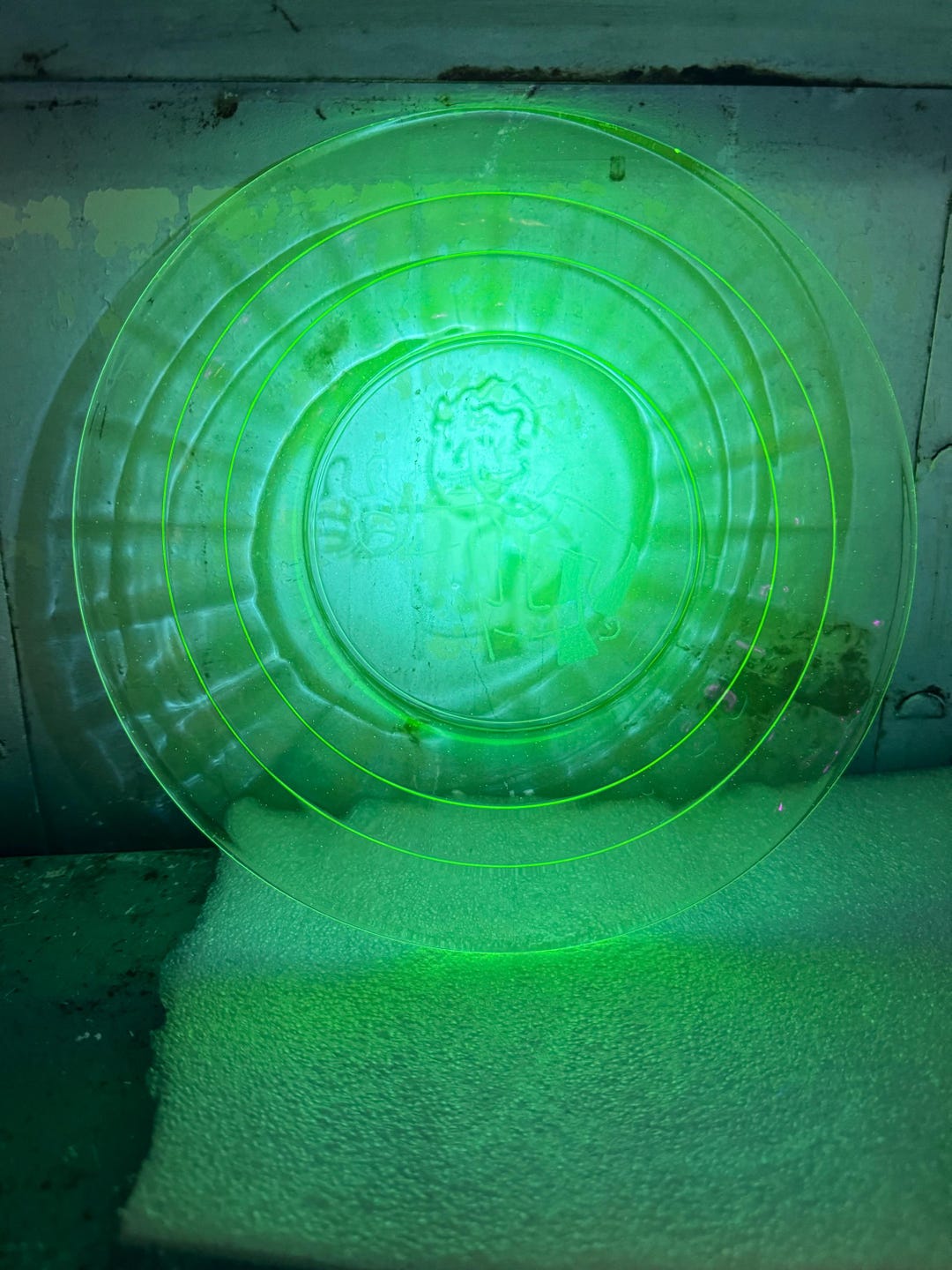 Vault Boy Fallout Custom Etched Uranium Glass Plate. - Etsy