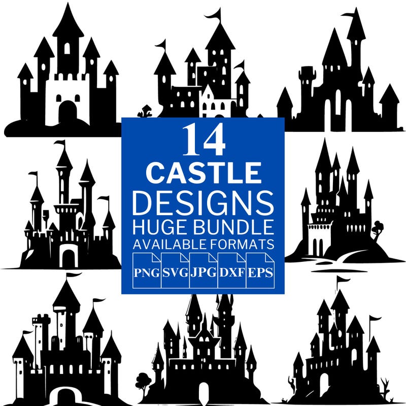 Castle Svg - Etsy