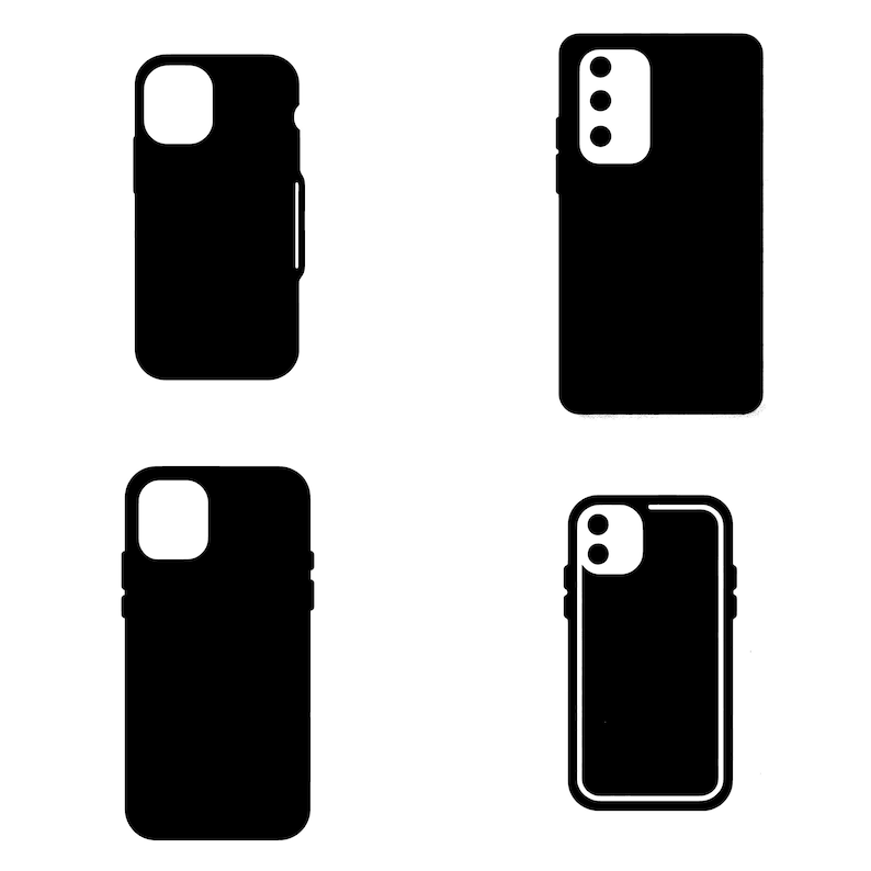 Phone Case SVG Bundle: Vector Designs for Cricut & Silhouette (digital ...