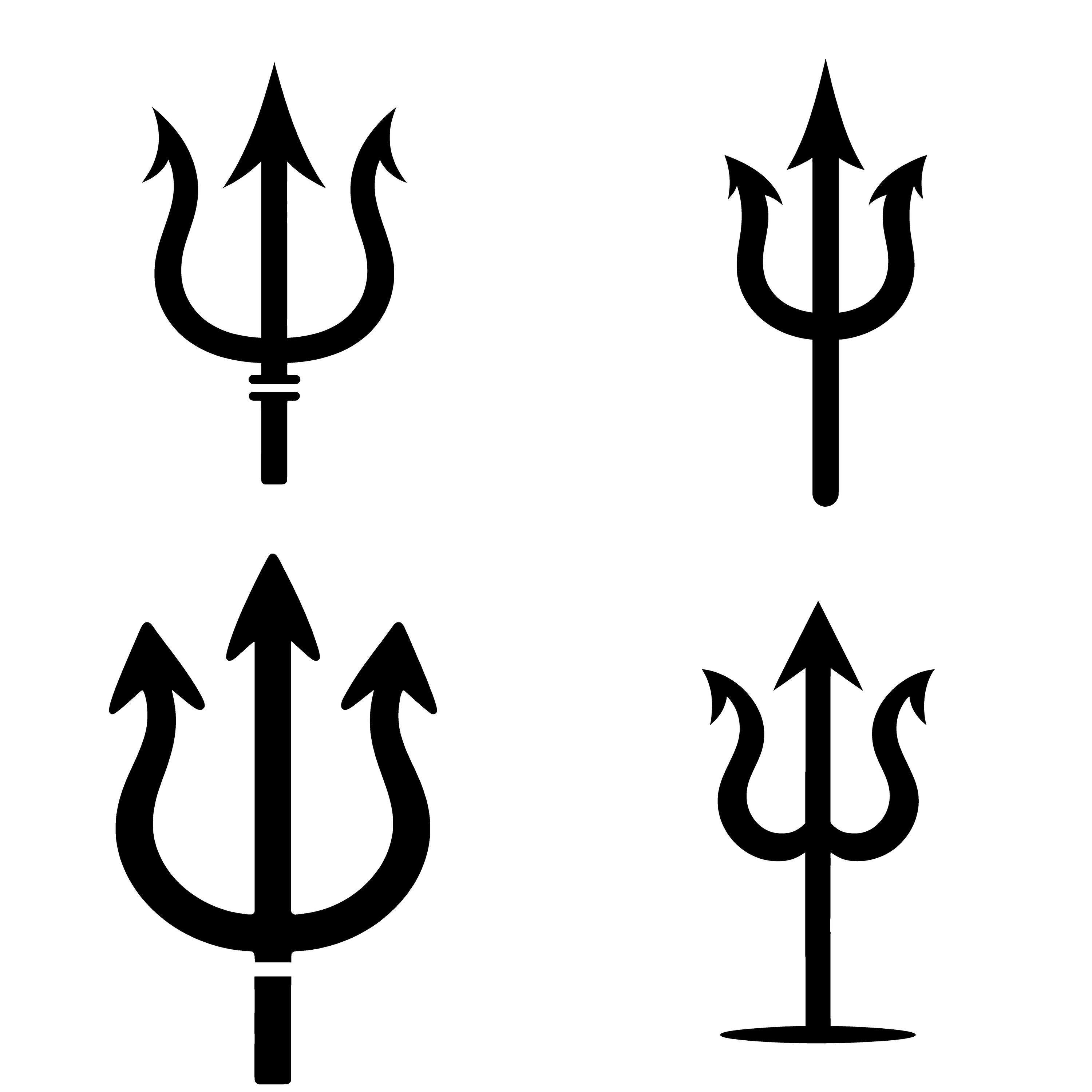 Trident SVG Bundle: Vector Clipart Designs for Cricut & Silhouette ...