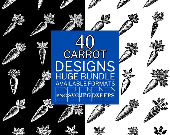 Carrot SVG File, Carrot DXF, Carrot Clipart, Carrot Printable, Carrot ...