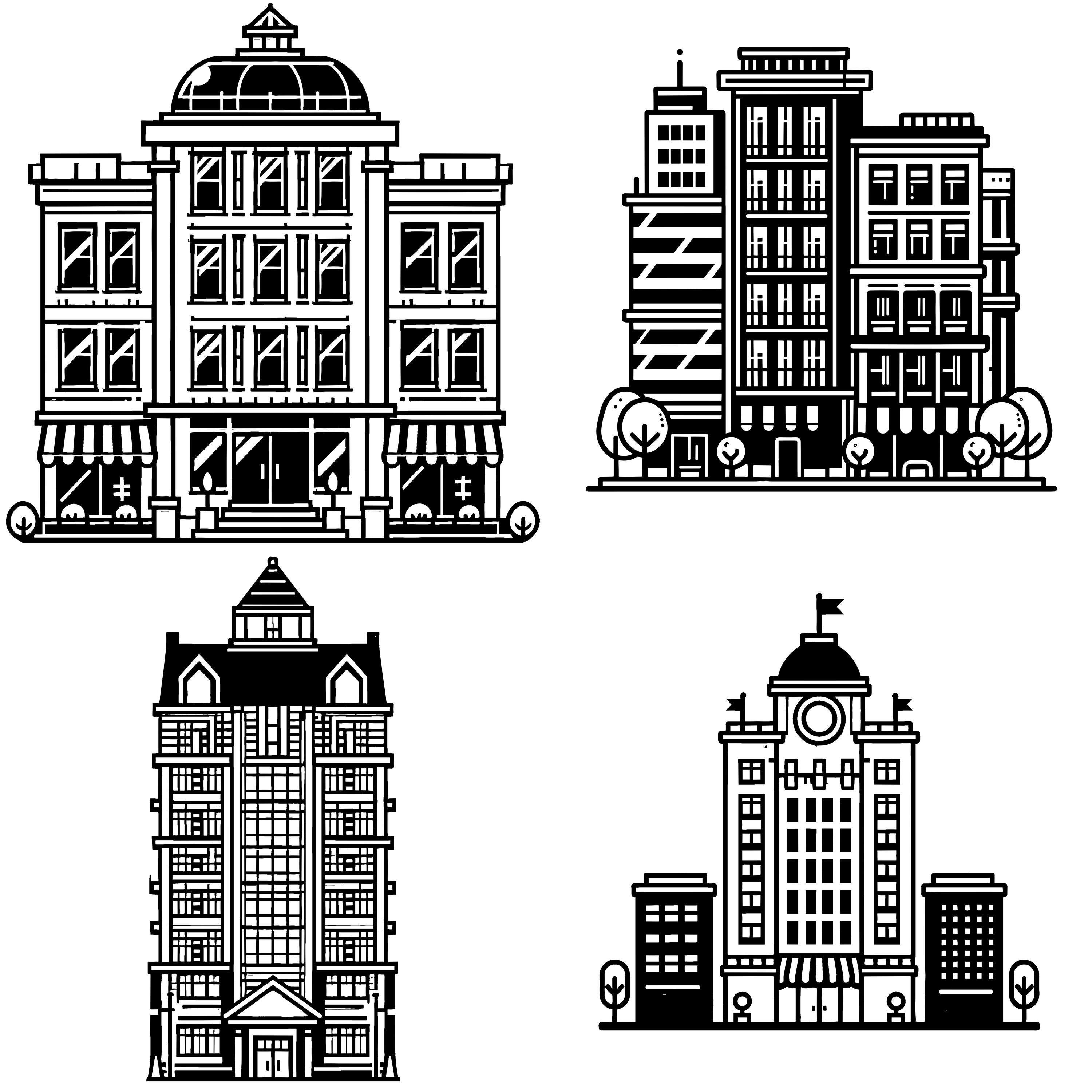 40 Building SVG Bundle: Vector Cut Files for Cricut & Silhouette - Etsy
