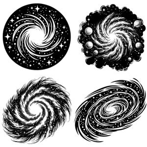 Cosmos SVG Bundle: Vector Cut Files for Cricut & Silhouette (5 Formats ...