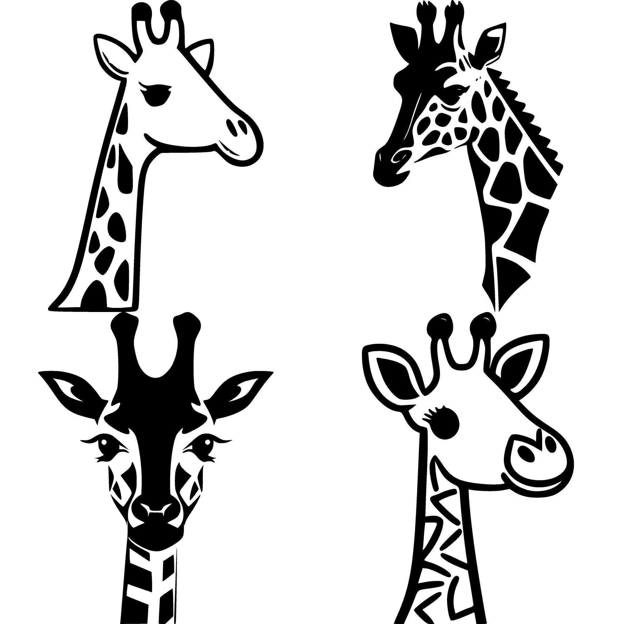 38 Giraffe SVG Bundle - Unique Vector Files for Cricut and Silhouette ...