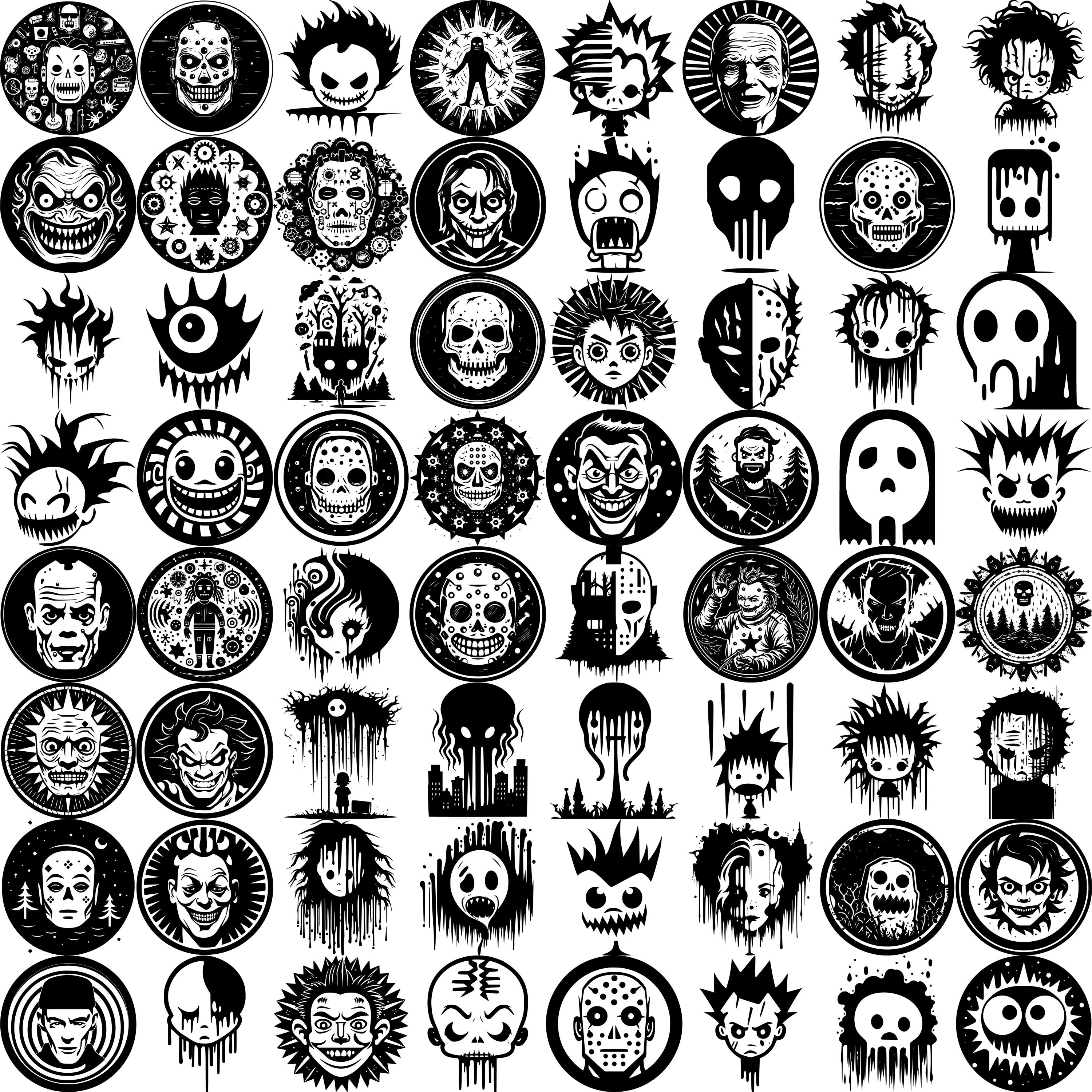 139 Horror SVG Bundle - Unique Vector Files for Cricut and Silhouette ...