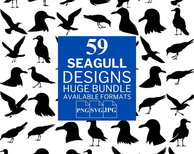 Seagull Bundle SVG, Seagull Bundel PNG, Seagull Cut File,cricut ...