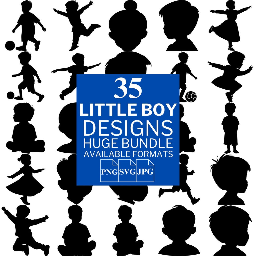 35 Little Boy SVG Bundle - Unique Vector Files for Cricut and ...