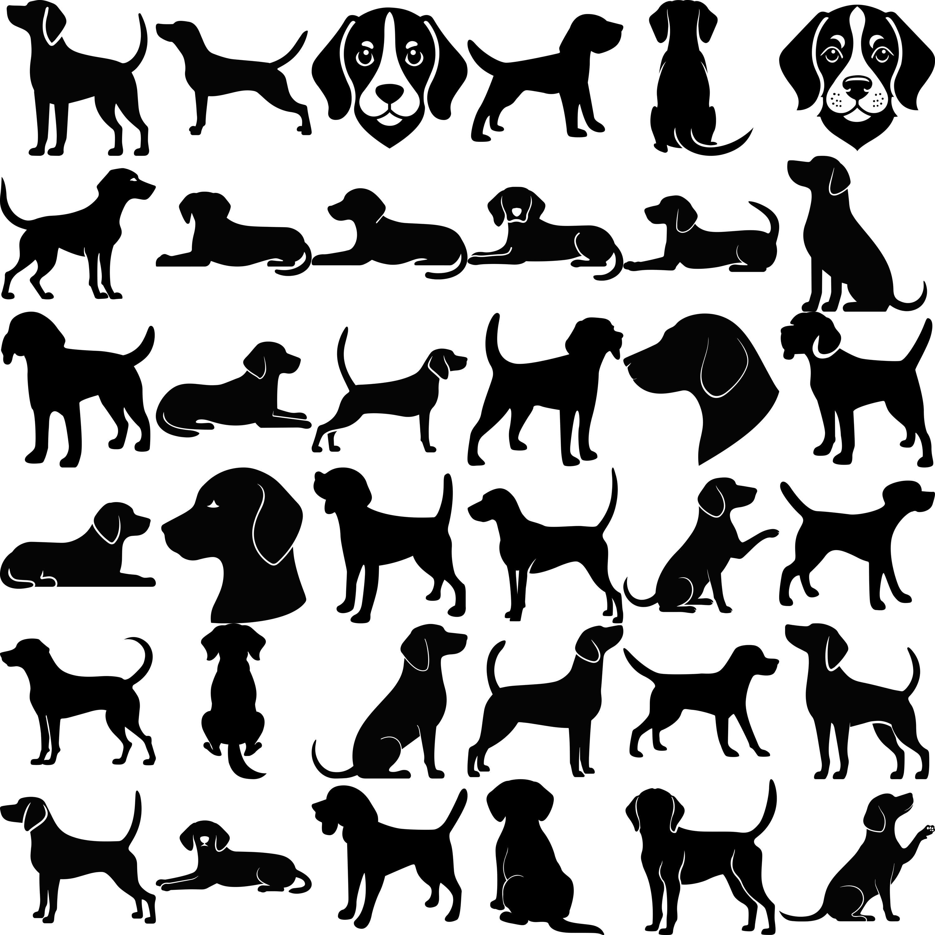 Beagle Dog SVG Bundle: Unique Vector Files for Cricut & Silhouette - Etsy