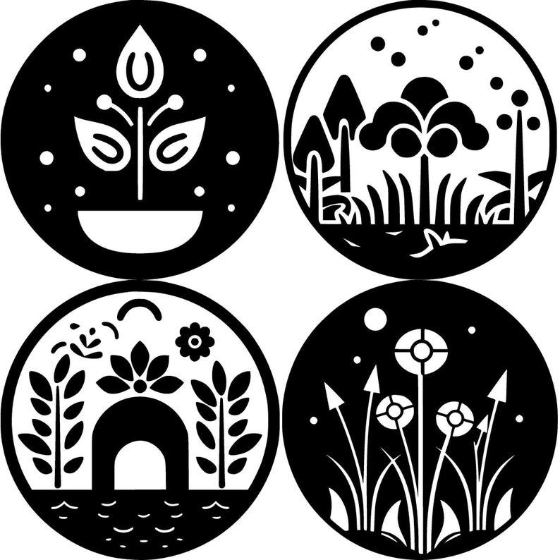 95 Garden SVG Bundle: Unique Vector Designs for Cricut & Silhouette - Etsy