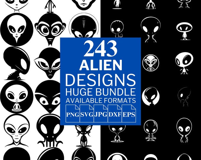 Alien Svg Cut File - Etsy Canada