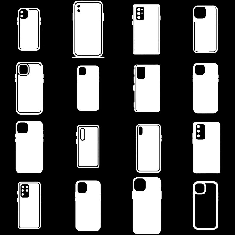 Phone Case SVG Bundle: Vector Designs for Cricut & Silhouette (digital ...