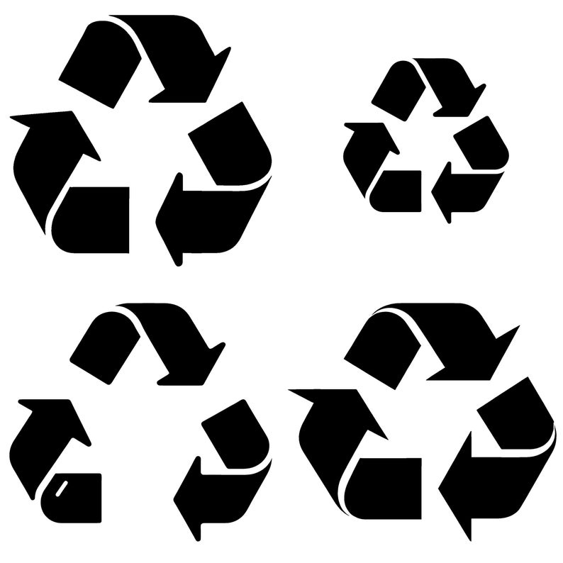 40 Recycle SVG Bundle - Unique Vector Files for Cricut and Silhouette ...