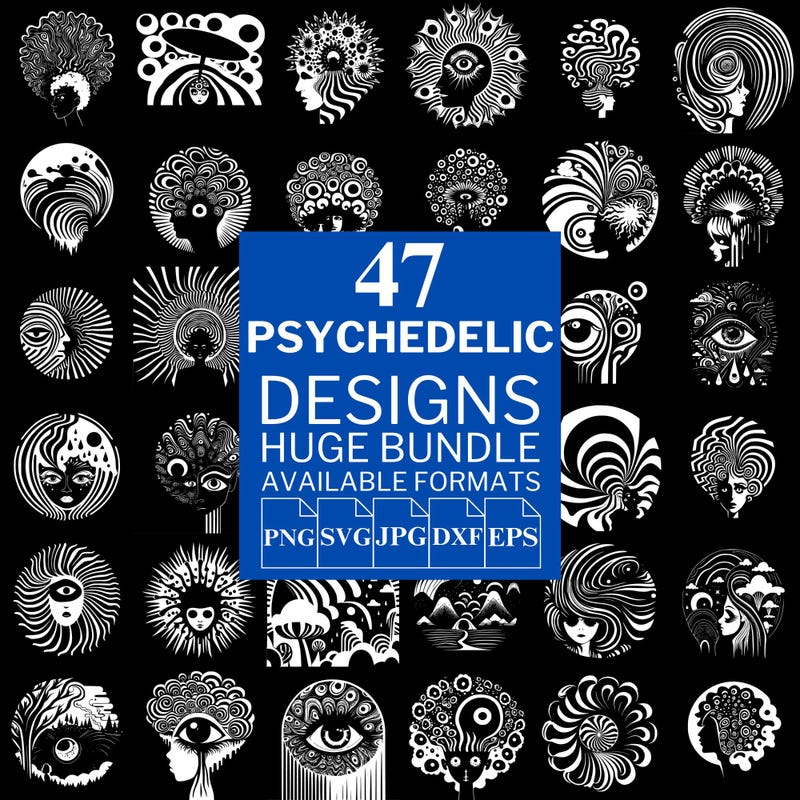 Psychedelic Logo - Etsy