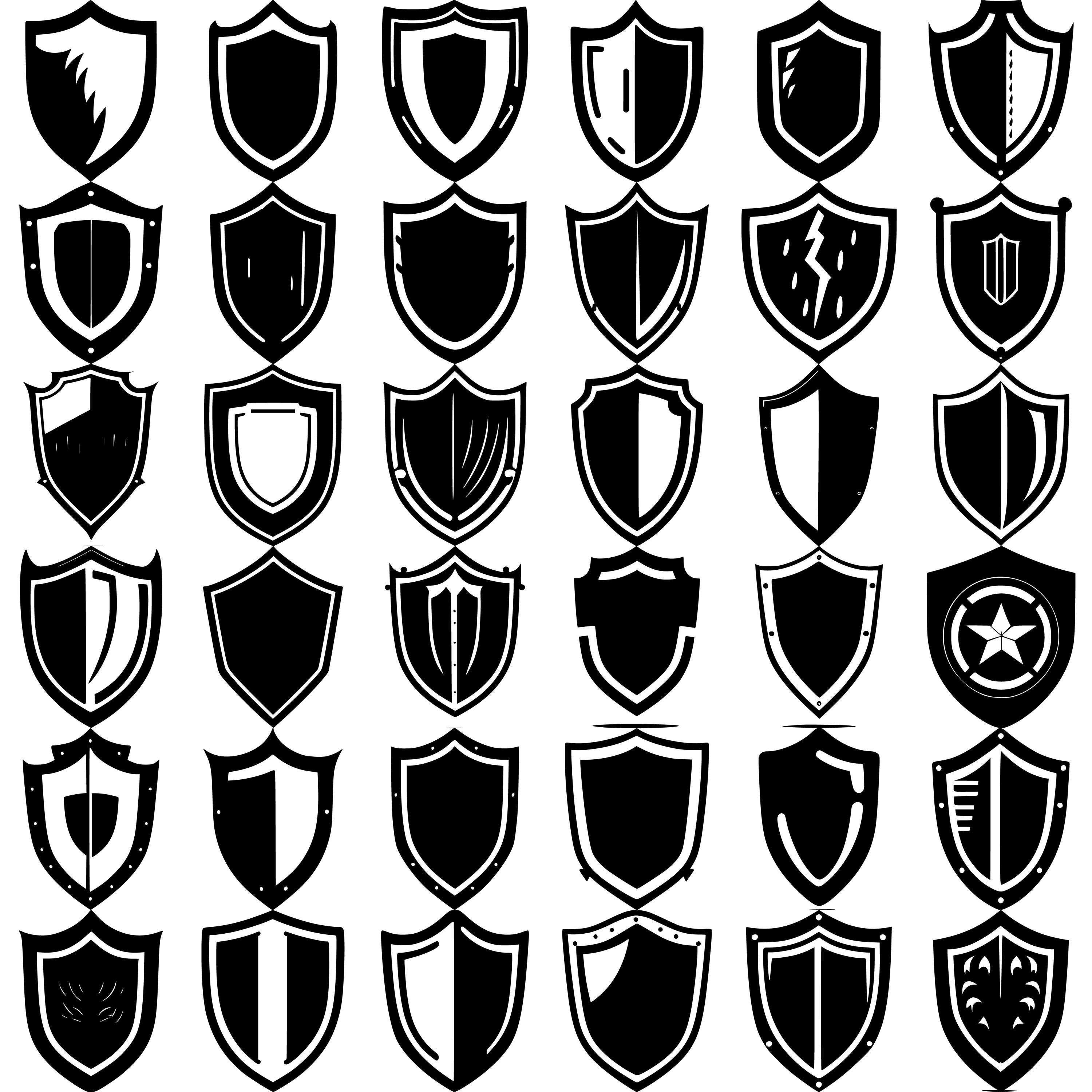 54 Shield SVG Bundle - Unique Vector Files for Cricut and Silhouette ...