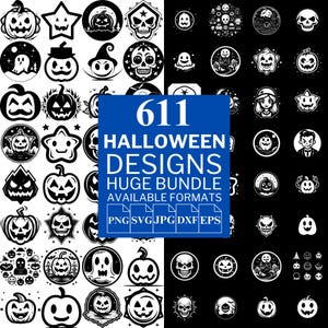 611 Halloween SVG Bundle - Unique Vector Files for Cricut and ...